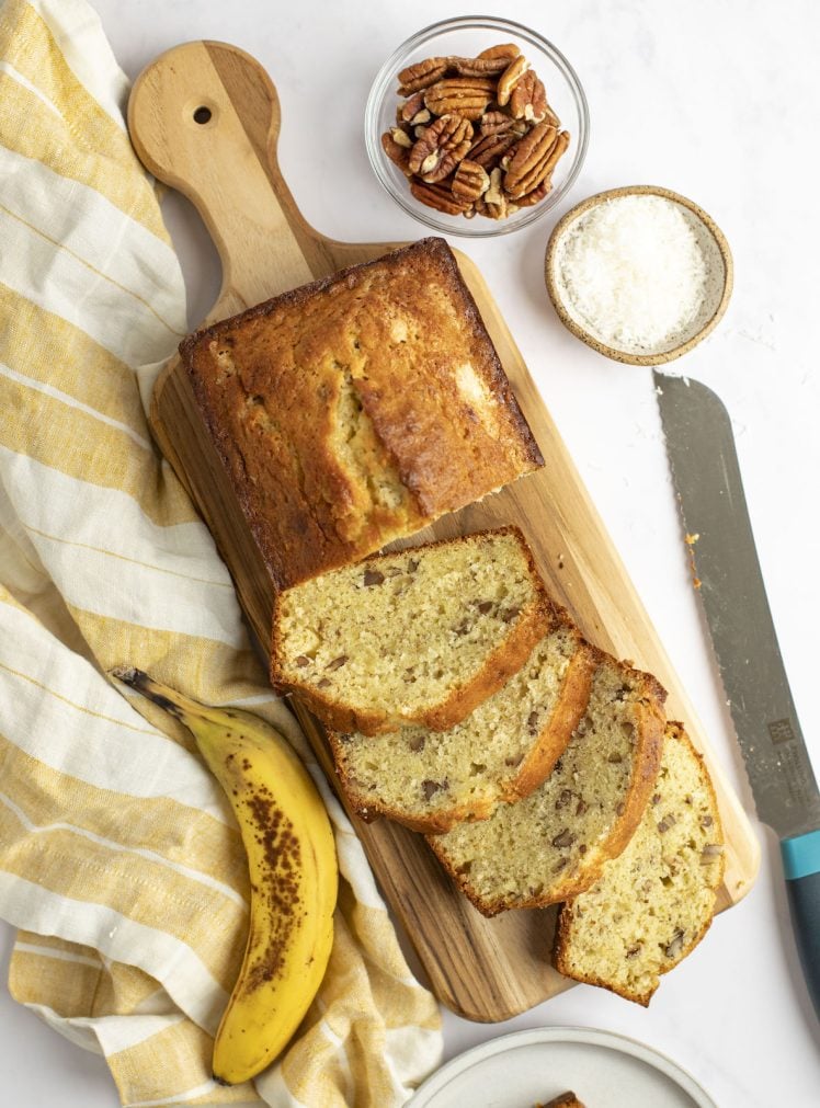 Banana Bread with Coconut and Pecans - Once Upon a Chef