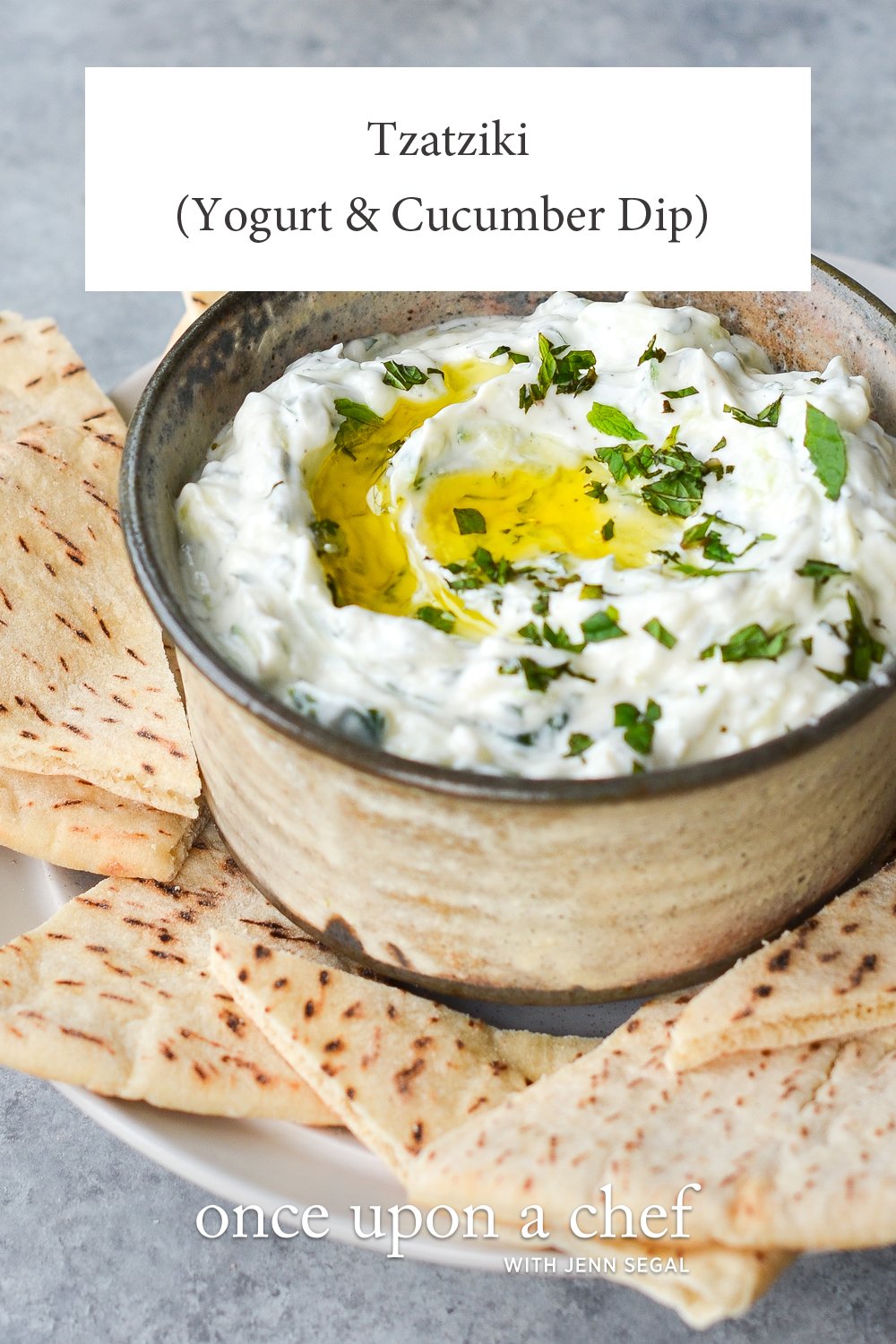 Tzatziki (Low Fat Yogurt & Cucumber Dip)