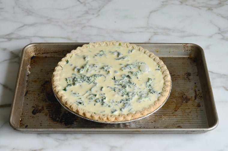 Classic French Spinach Quiche - Once Upon a Chef
