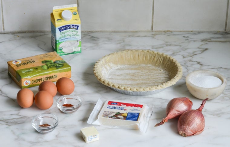 Classic French Spinach Quiche - Once Upon a Chef