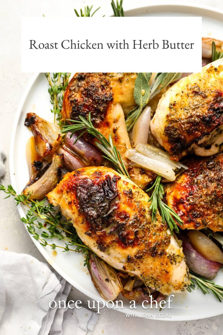 Roast Chicken with Herb Butter - Juicy, Crispy & Flavorful