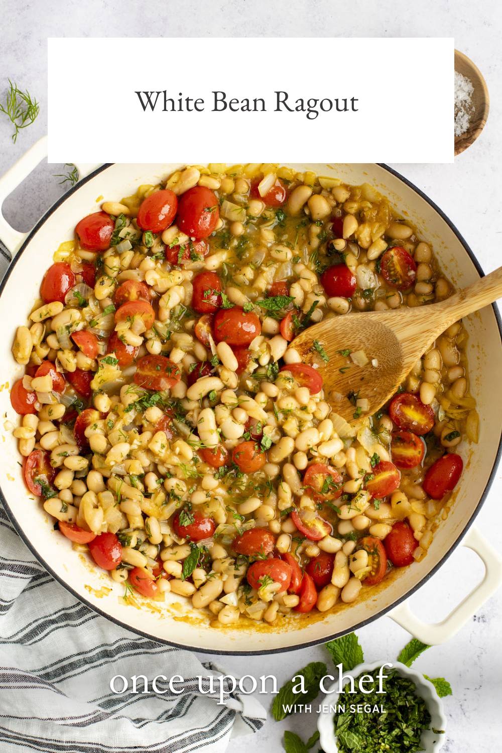 White Bean Ragout - Once Upon a Chef
