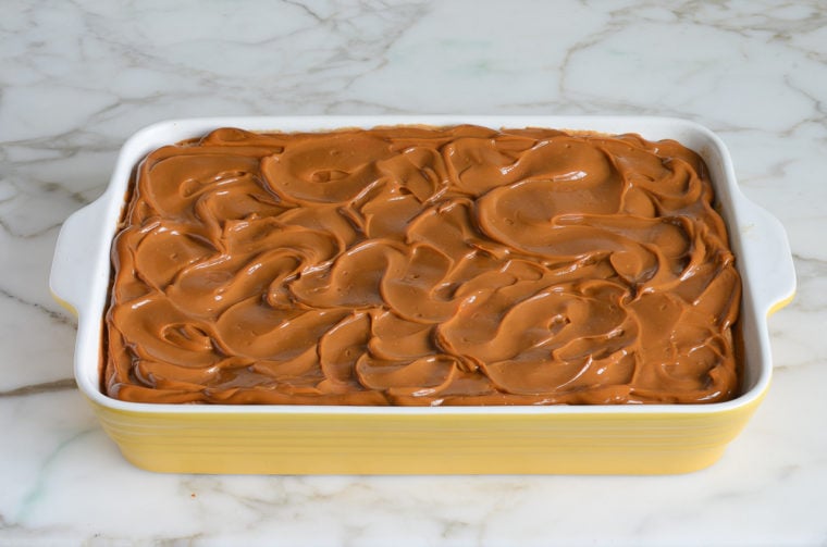Tres Leches Cake with Dulce de Leche Glaze - Once Upon a Chef