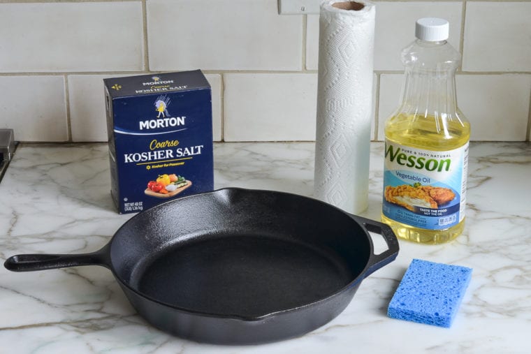 How To Clean A Cast Iron Pan (Without All The Mystery!) - Once Upon a Chef