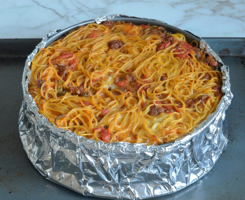 Spaghetti Pie Recipe - Once Upon a Chef