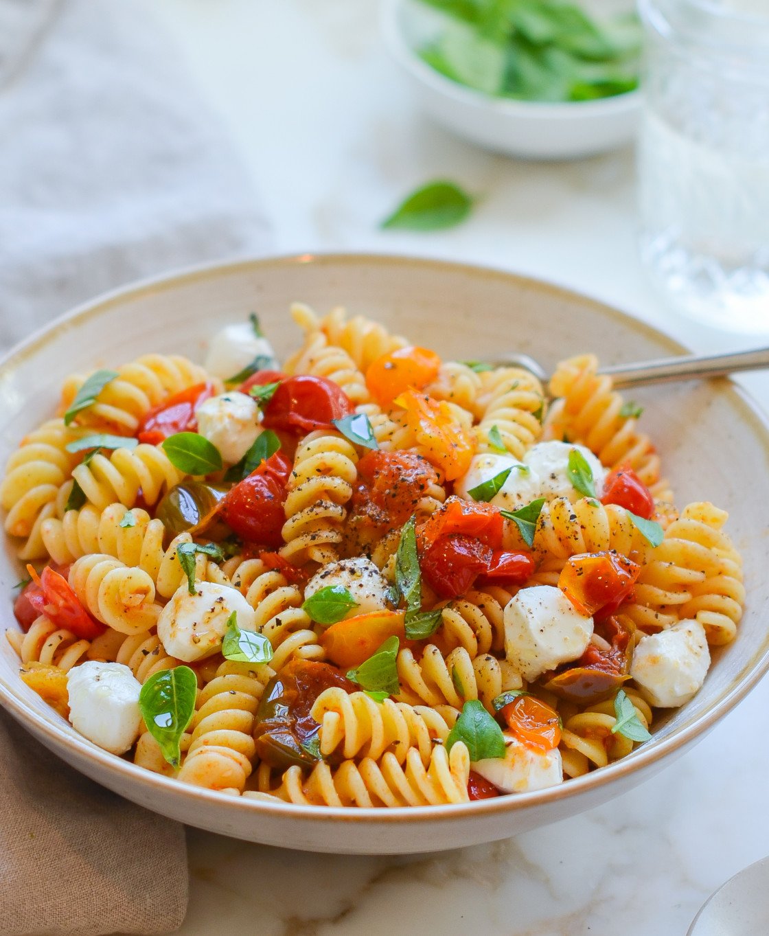 Fusilli alla Caprese - Once Upon a Chef