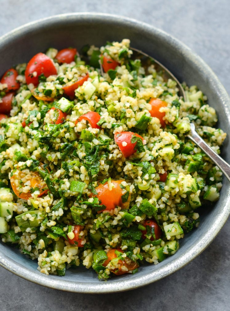 Mediterranean Bulgur Salad Recipe - Fresh & Make-Ahead