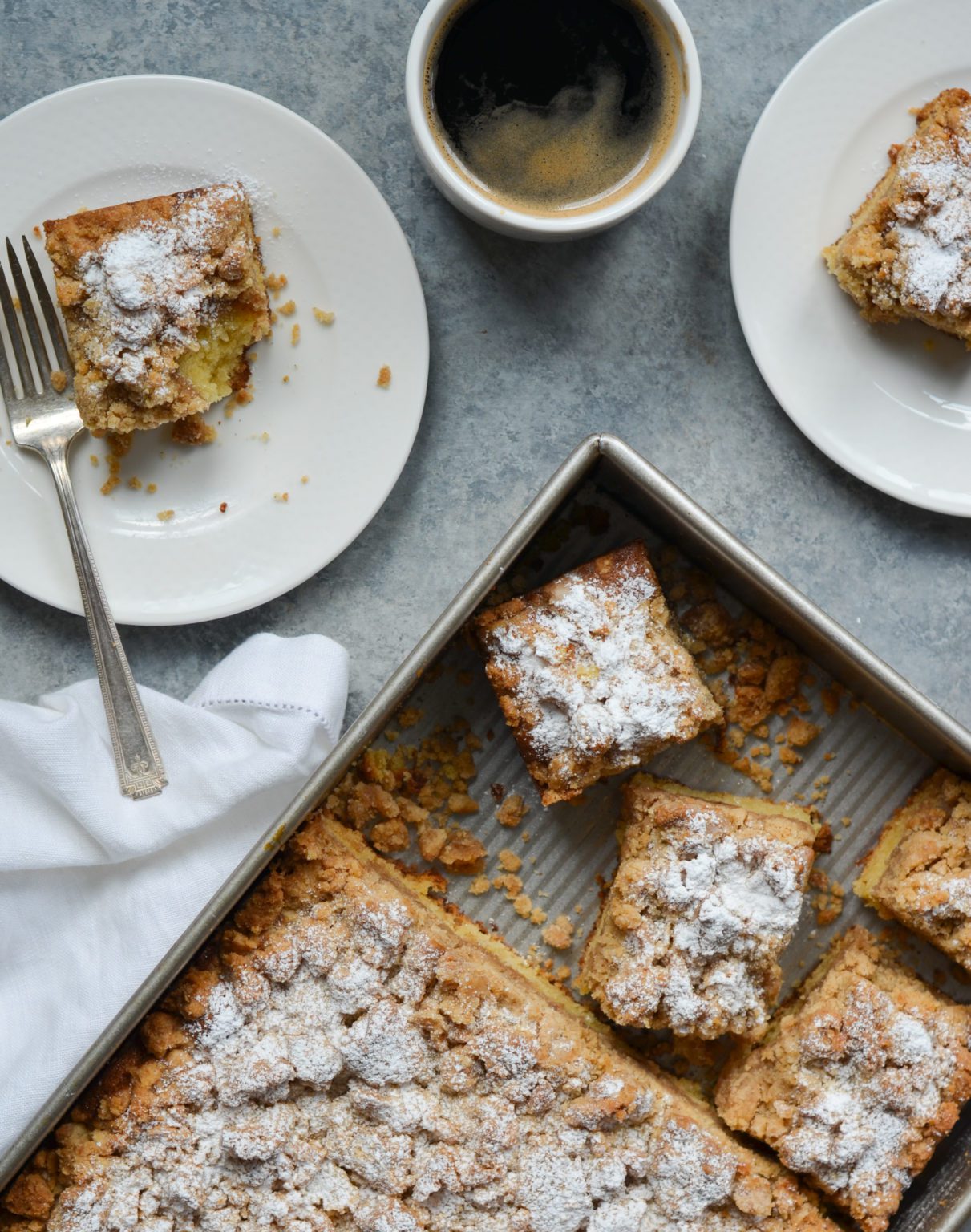 Best New York Crumb Cake Recipe - Moist & Loaded with Crumbs