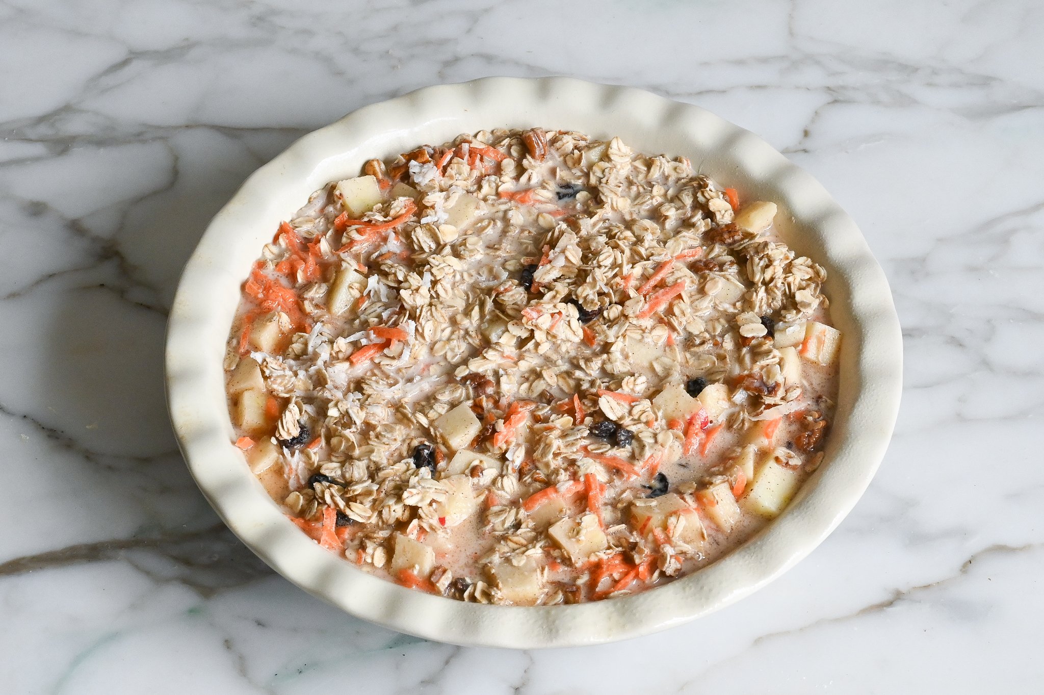 Ellie Krieger's Morning Glory Baked Oatmeal - Once Upon a Chef