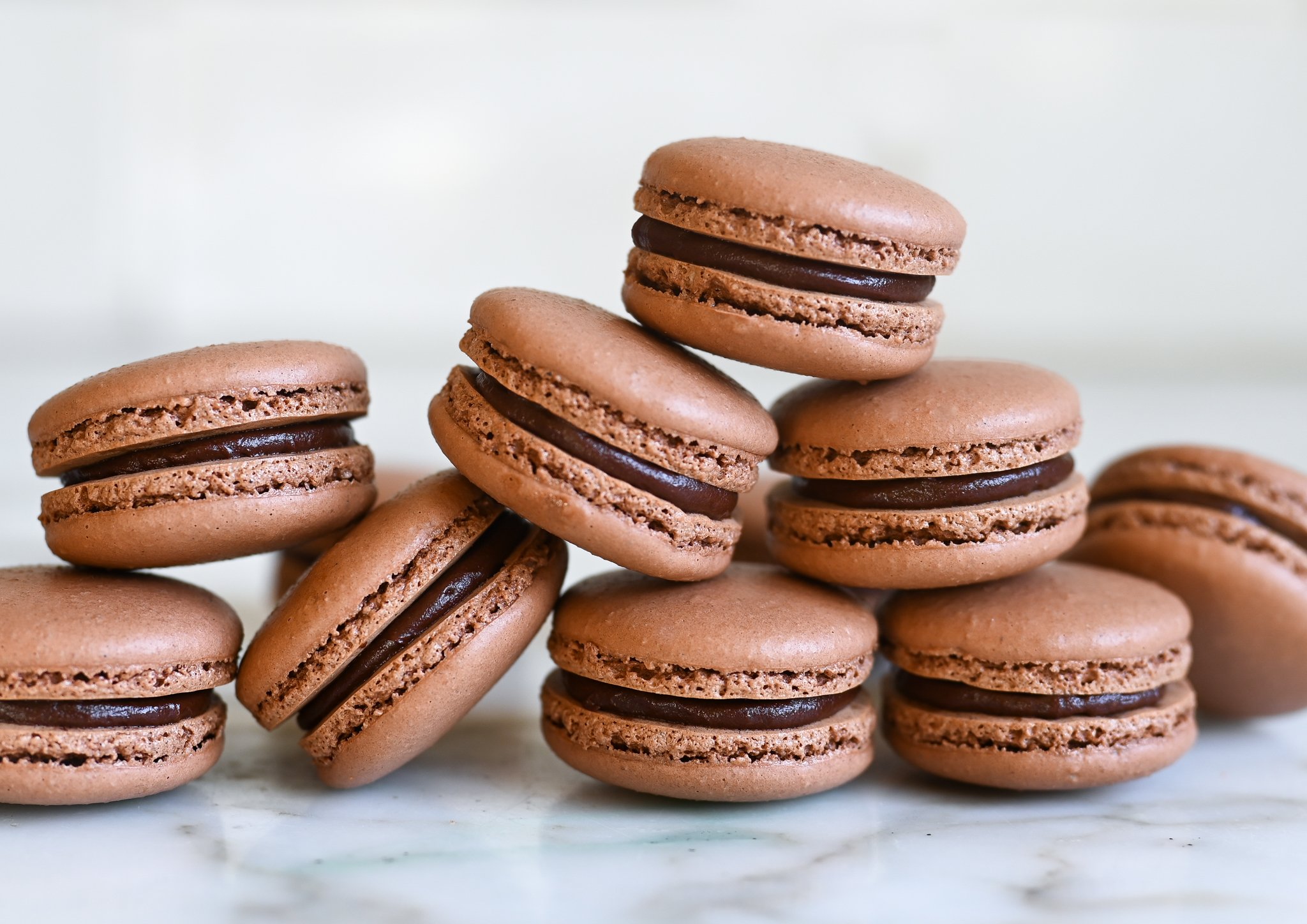 Chocolate Macarons