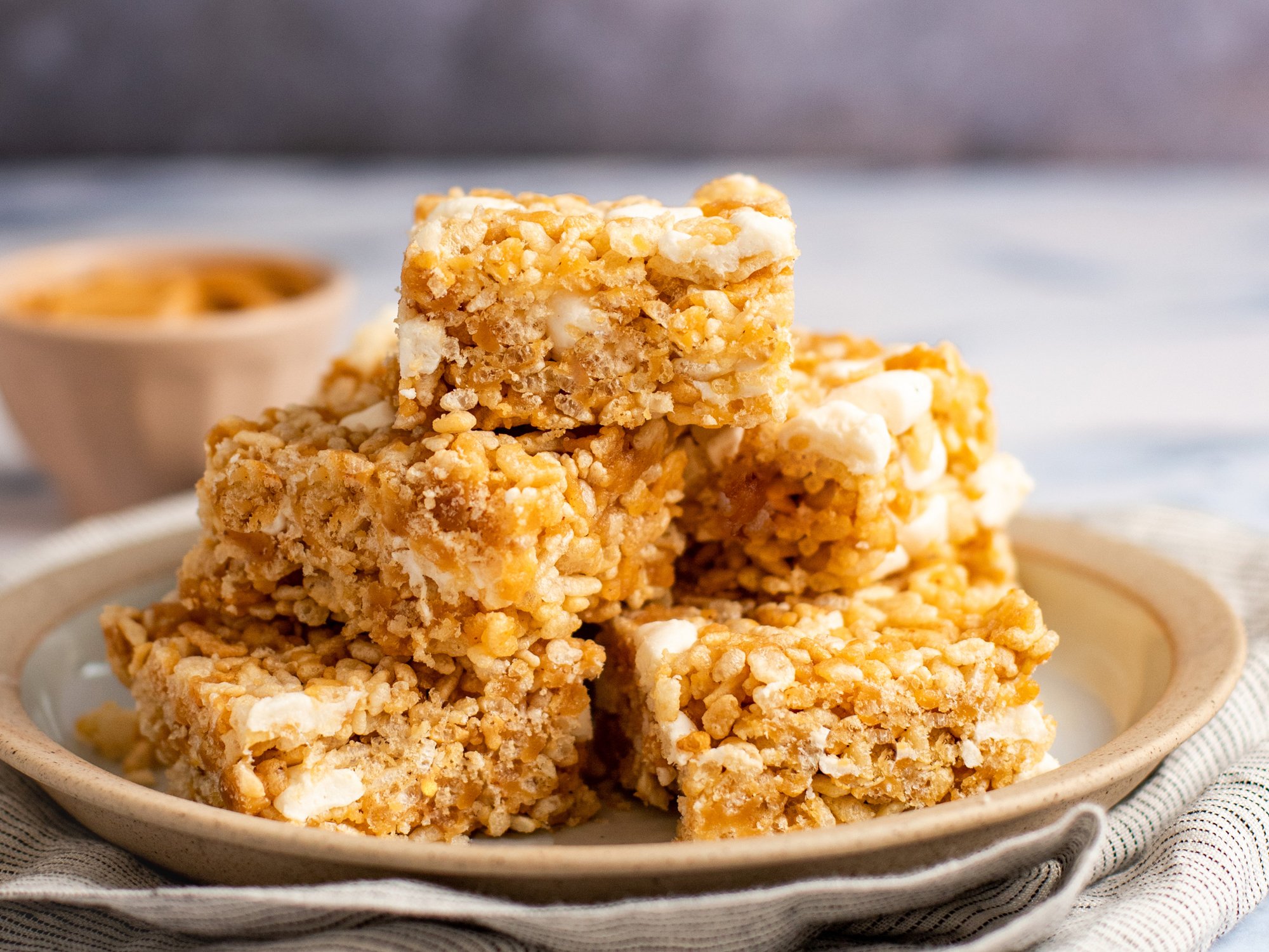 Peanut Butter Rice Krispies Treats - Once Upon a Chef