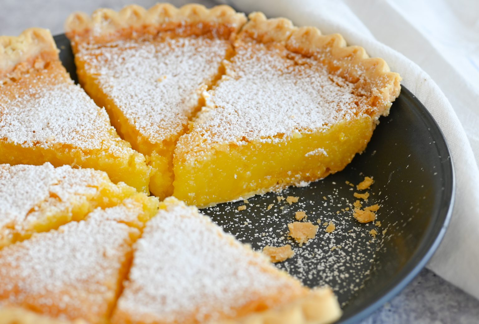 Lemon Chess Pie - Once Upon a Chef