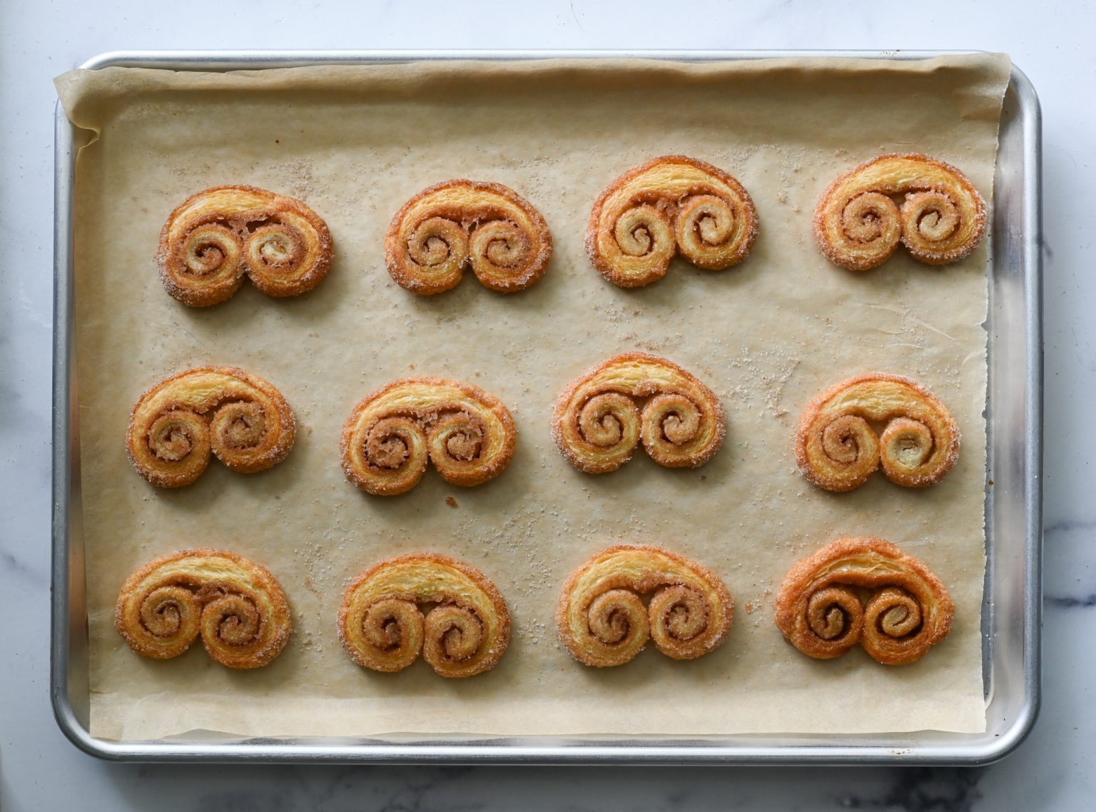 Classic Palmiers – Easy French Puff Pastry Cookies