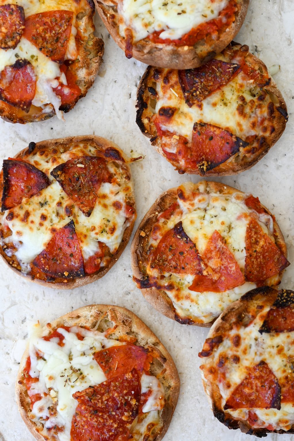 English Muffin Pizzas - Once Upon a Chef