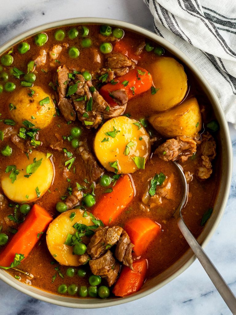 Norwegian Lamb Stew With Vegetables And Cream