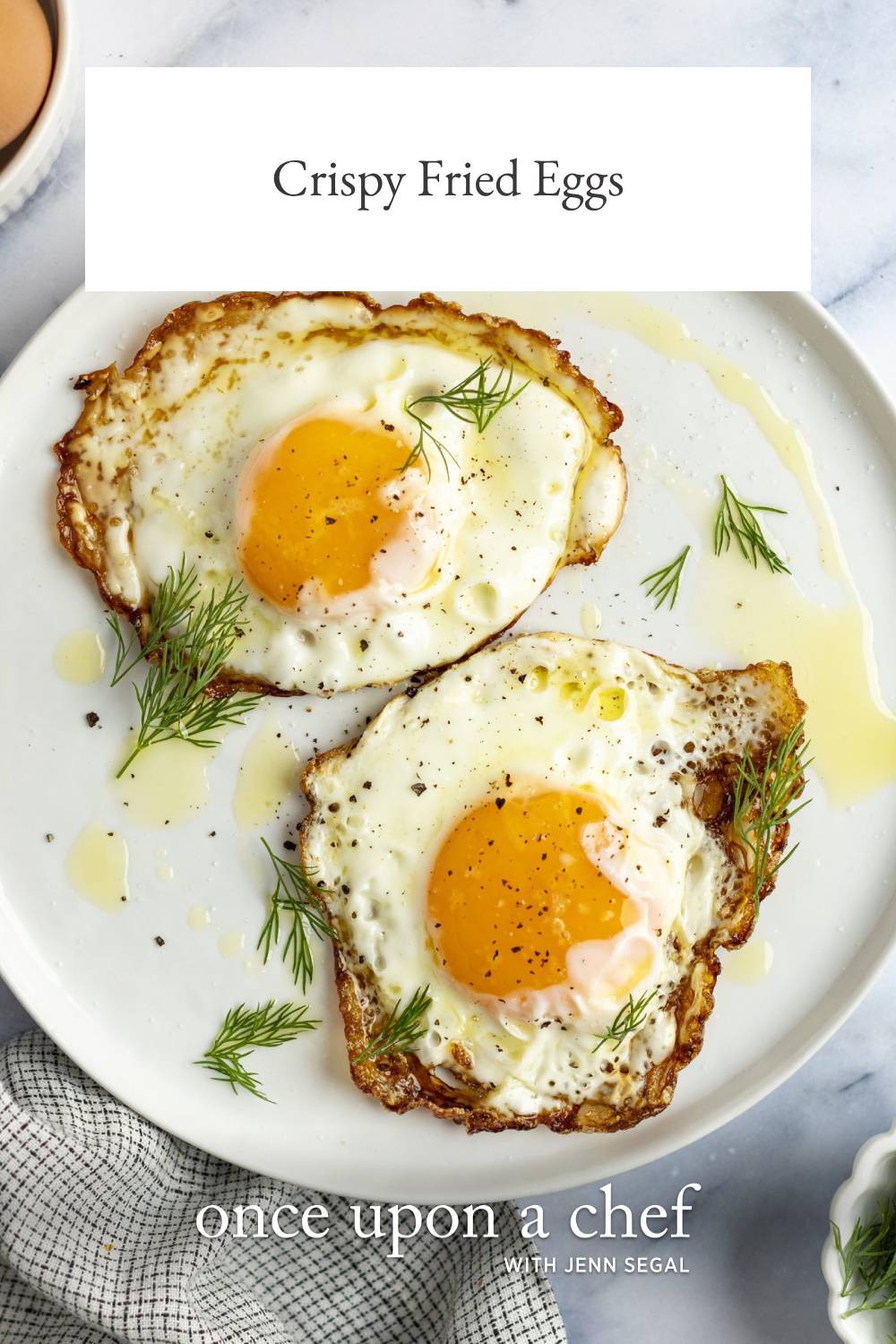 Crispy Fried Eggs - Once Upon a Chef