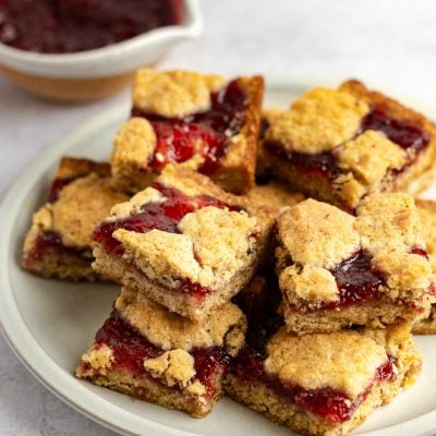 Raspberry Jam Bars - Once Upon a Chef
