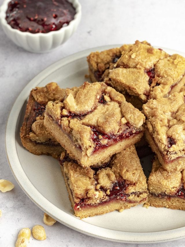 PB&J Bars - Once Upon a Chef