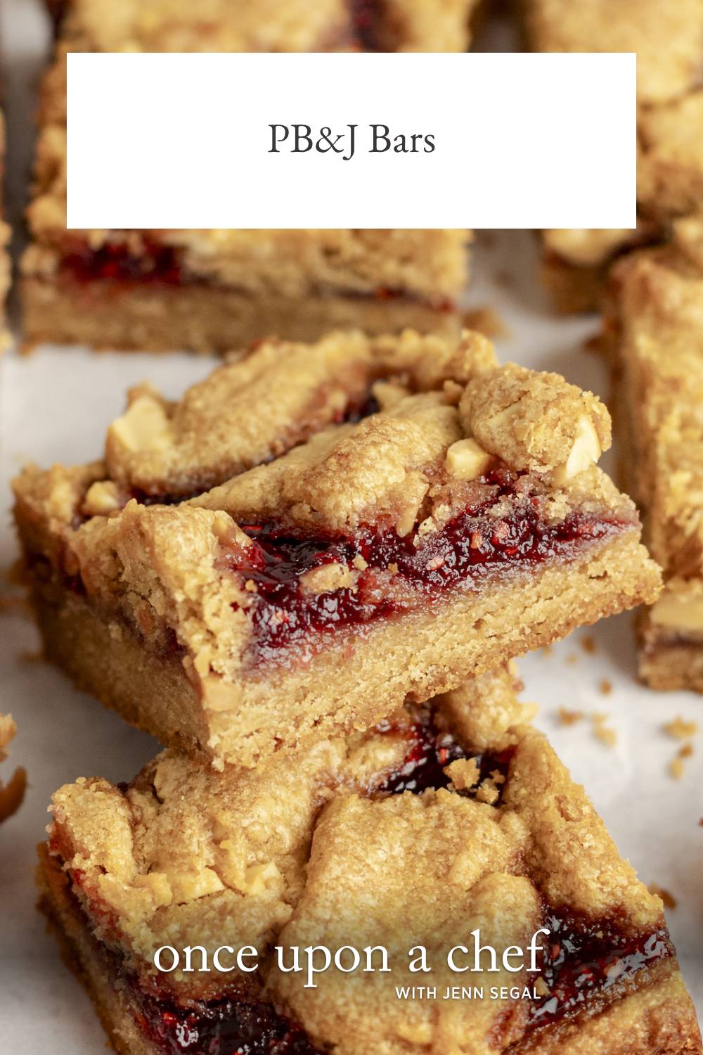 PB&J Bars - Once Upon a Chef