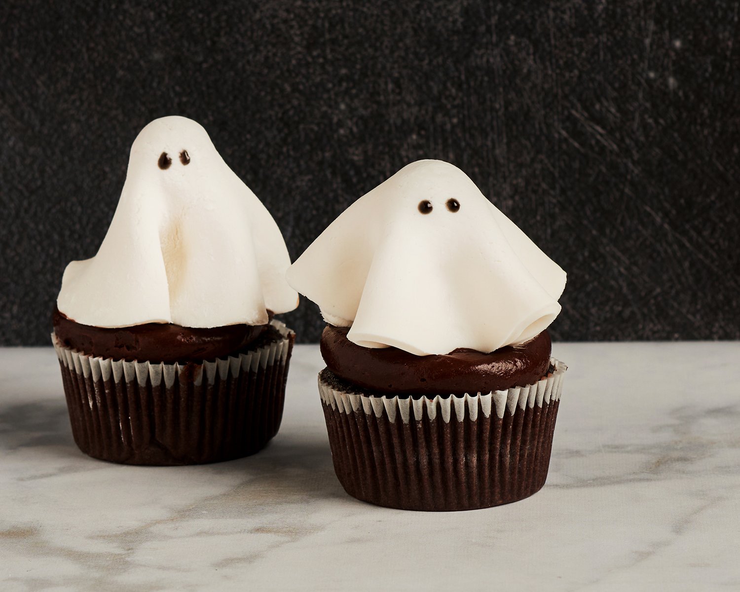 Halloween Ghost Cupcakes - Once Upon a Chef