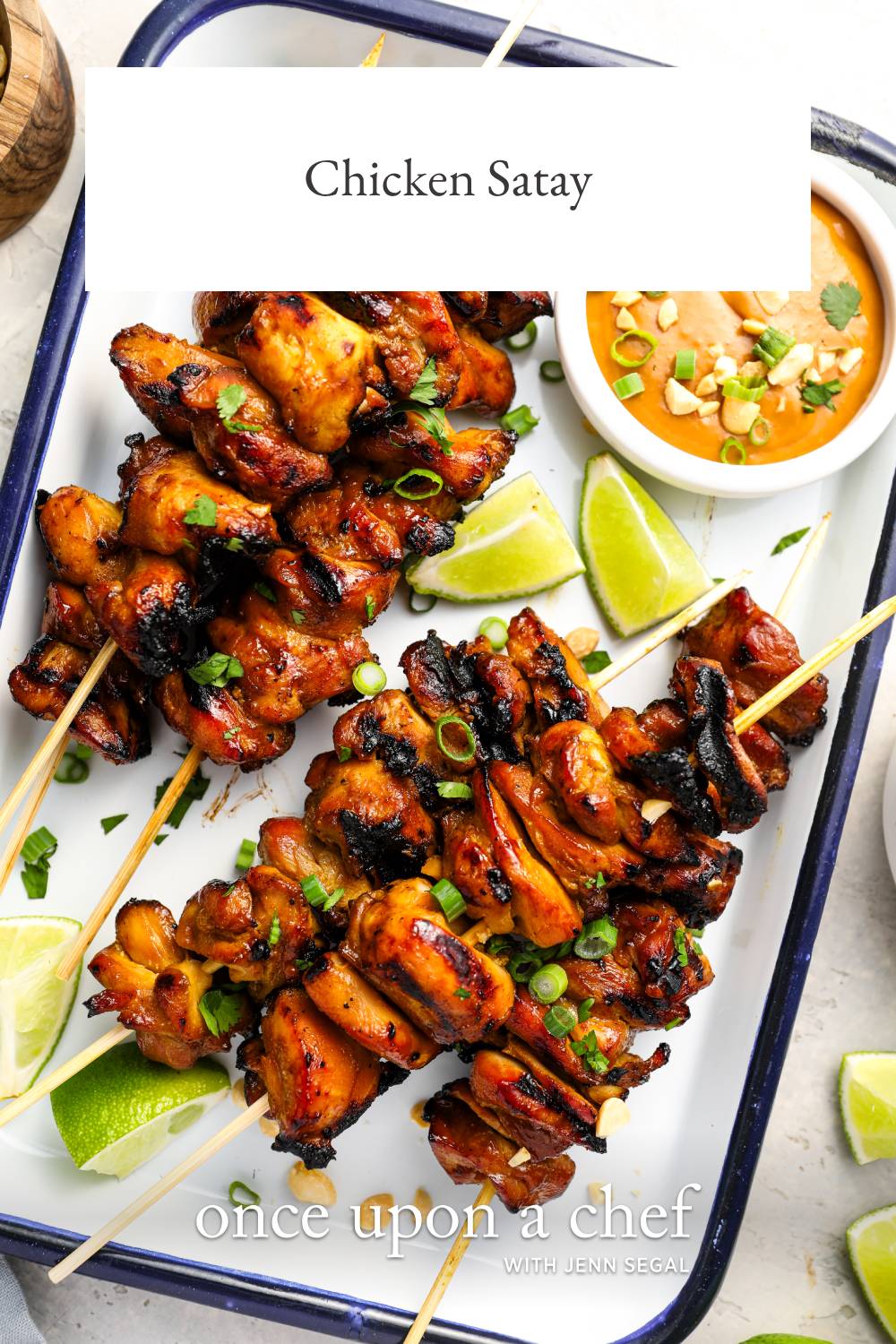 Easy Chicken Satay with Homemade Peanut Sauce