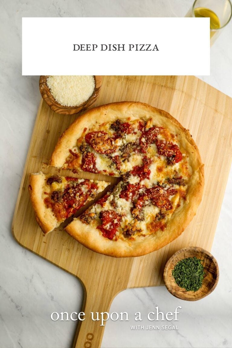 Deep Dish Pizza Recipe (Chicago-Style)