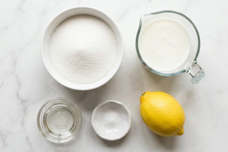 Lemon Buttermilk Sorbet